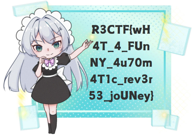 writeup for rev/r3loads chall from r3ctf 2025 | nothoudaifa